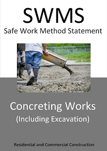 SWMS Concreting Works (including Excavation Works)